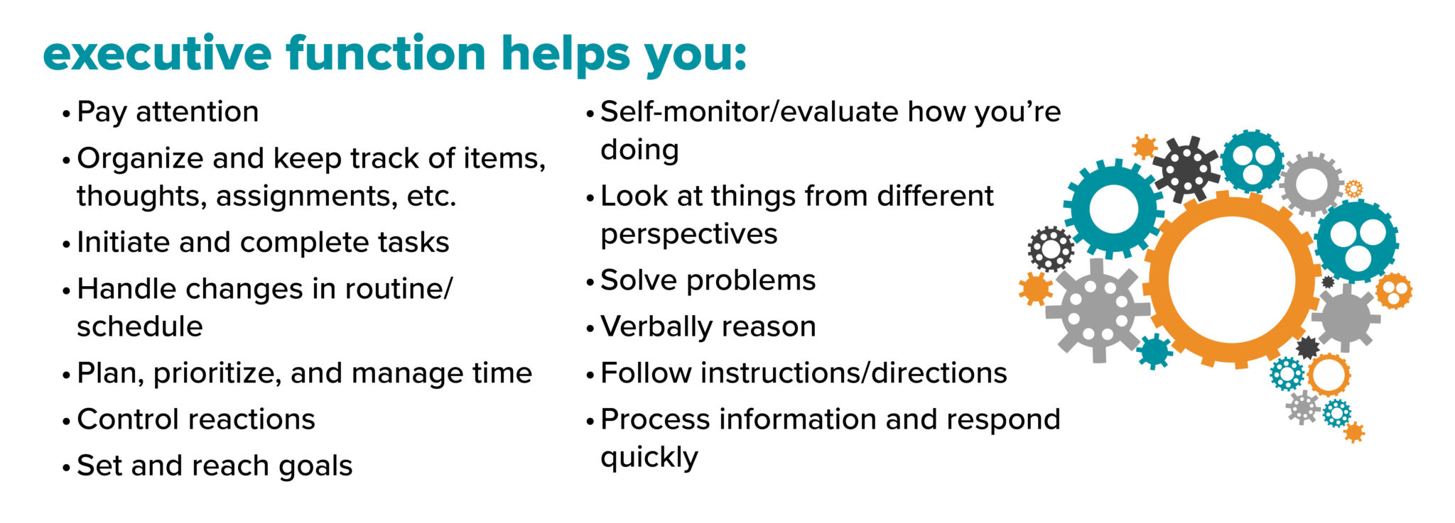 Executive Functioning Skills - The Autism Community in Action (TACA)