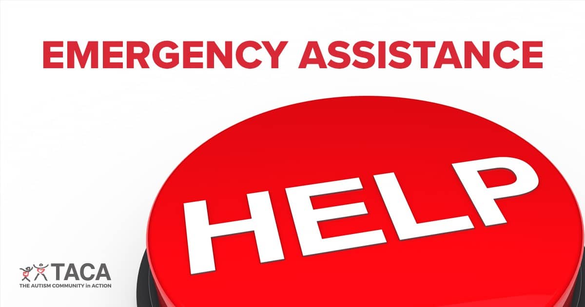 Emergency Assistance - The Autism Community in Action