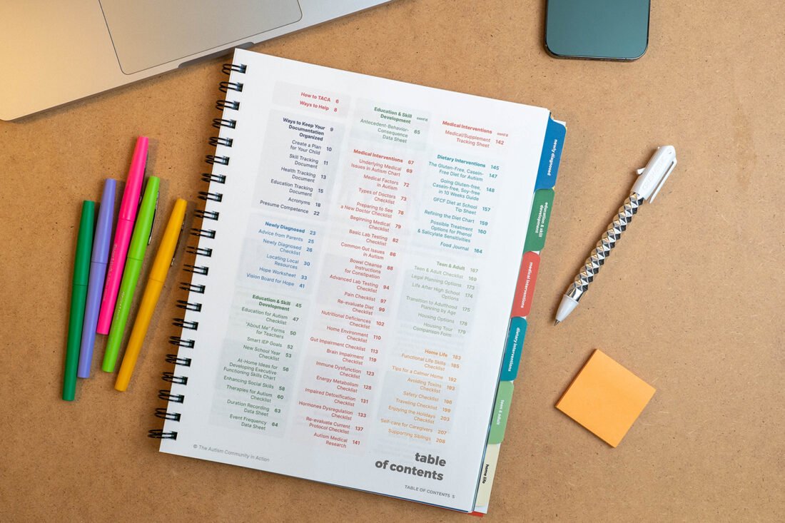 TACA Autism Workbook - The Autism Community in Action